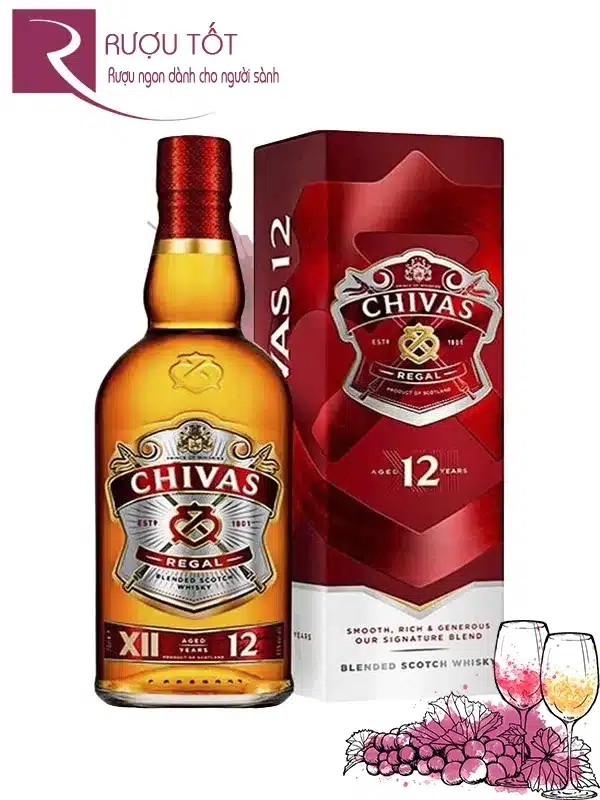 Rượu Chivas 12 1 Lít Giá Bao Nhiêu - Finn Wine
